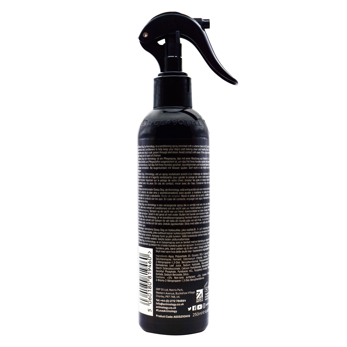 Glossy Dog Conditioning Spray 250ml | Animology